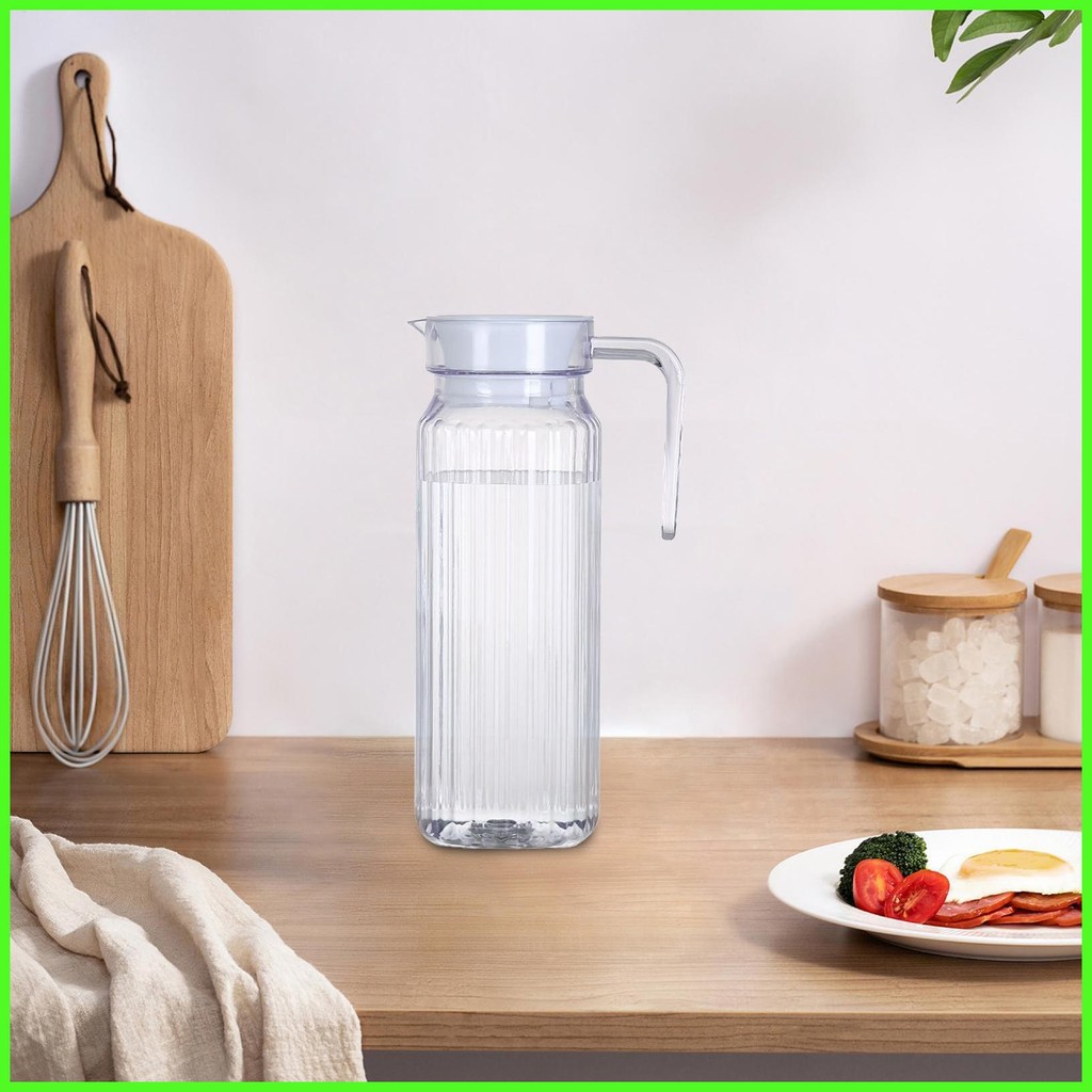Clear Water Container with Lid Acrylic Pitcher Water Container with Lid ...