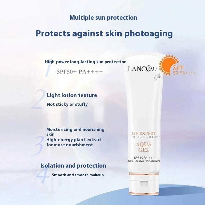 Lan come Small White Tube Sunscreen Skin care UV Protection SPF50 50ml ...