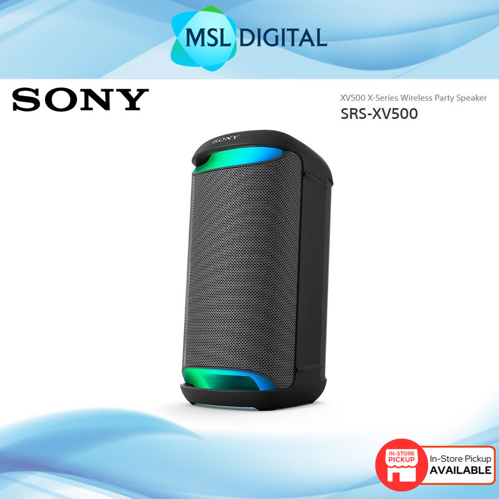 Sony XV500 X-Series Wireless Party Speaker SRS-XV500 | Shopee Malaysia