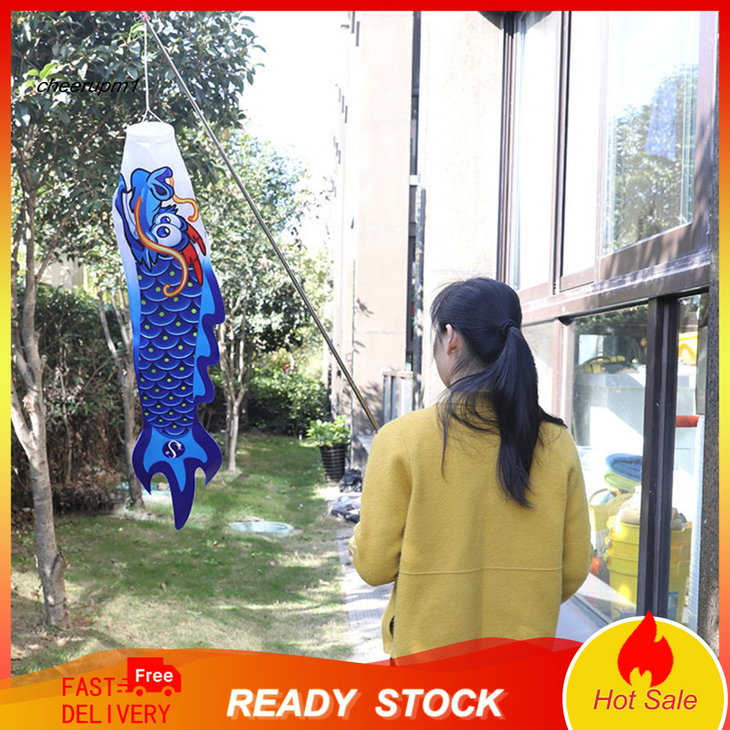 CHEER Windsock Foldable Dragon Pattern Fabric Outdoor Rich Color Dragon ...