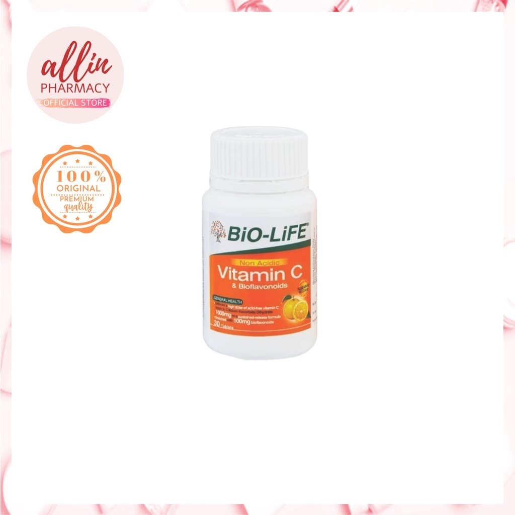 Bio-Life Non-Acidic Vitamin C & Bioflavonoids 30s PROMO (EXP 10/24) [NO ...