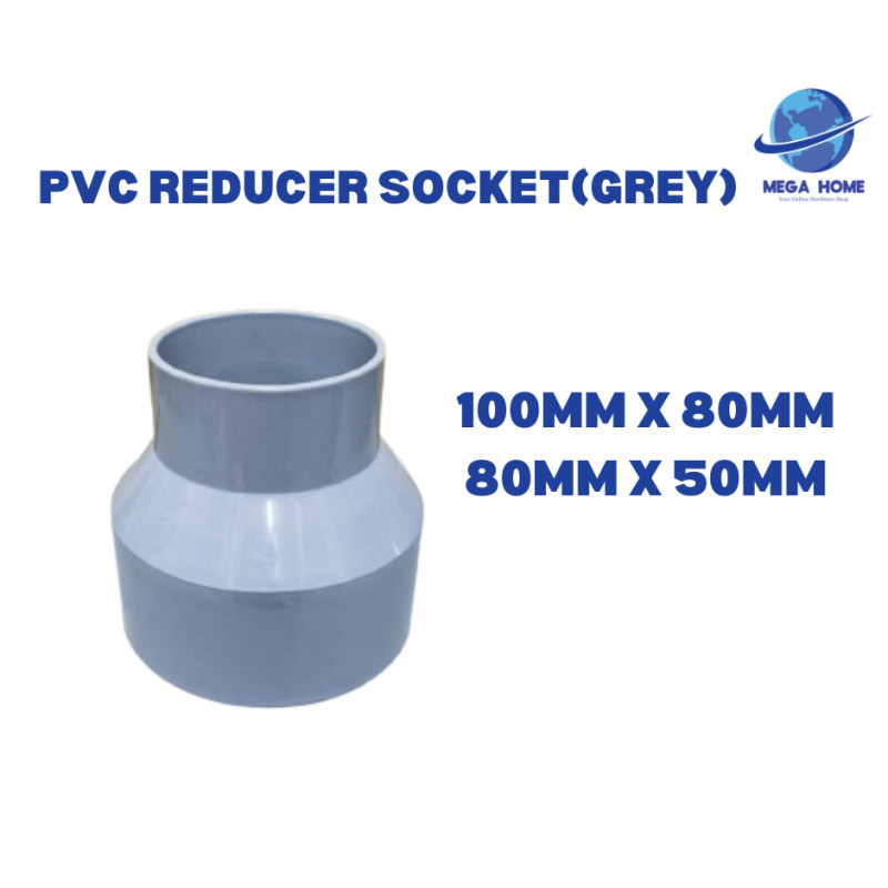 (READY STOCK) PVC REDUCEER SOCKET (100MM X 80MM),(80MM X 50MM) | Shopee Malaysia