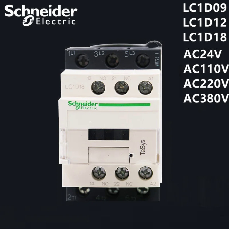 Schneider AC Contactor LC1D09 LC1D12 LC1D18 BC7 F7C M7C Q7C 24V 110V 220V 380V | Shopee Malaysia