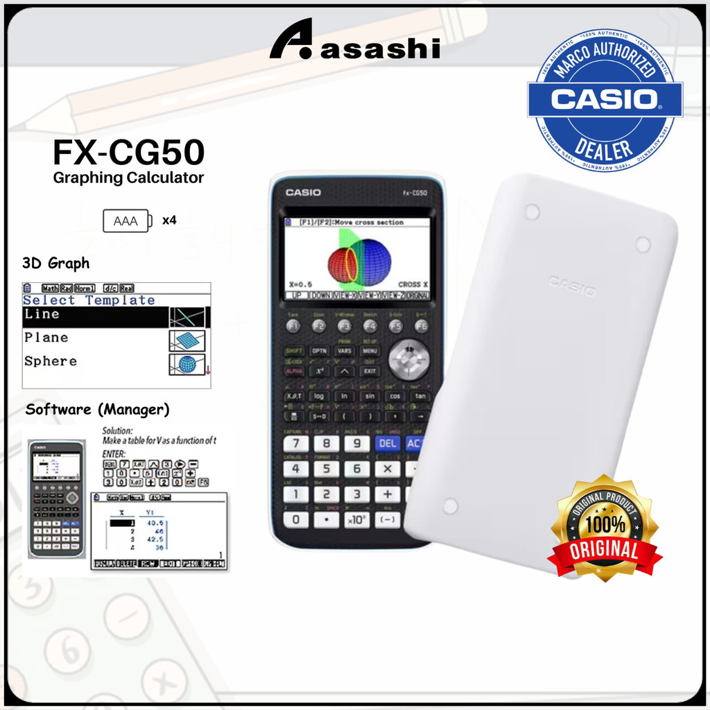 Casio FX-CG50 / FX-CG100 Graphing Calculators | Shopee Malaysia