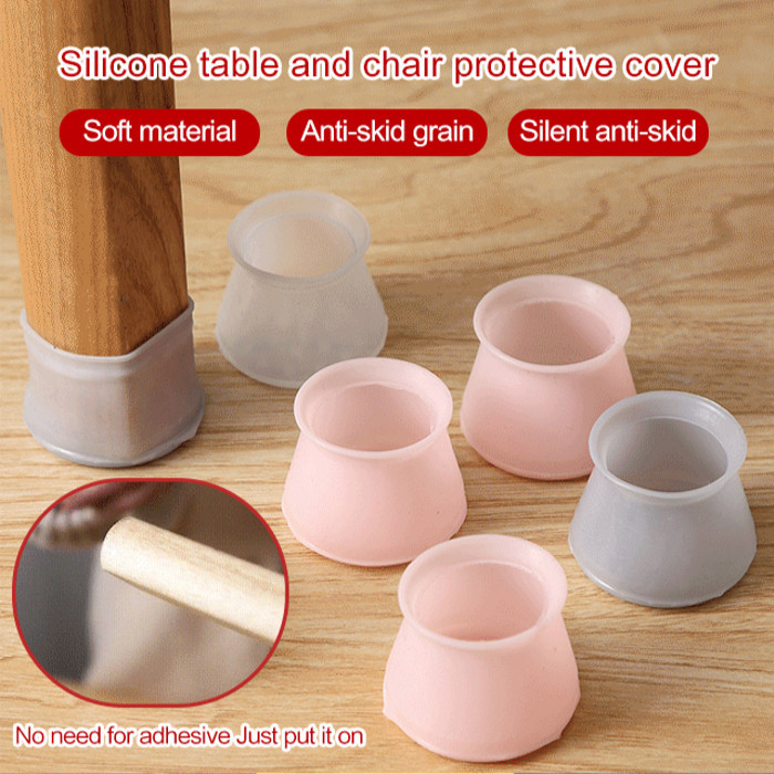 Silent silicone table and chair leg cover 静音硅胶桌椅脚套 | Shopee Malaysia