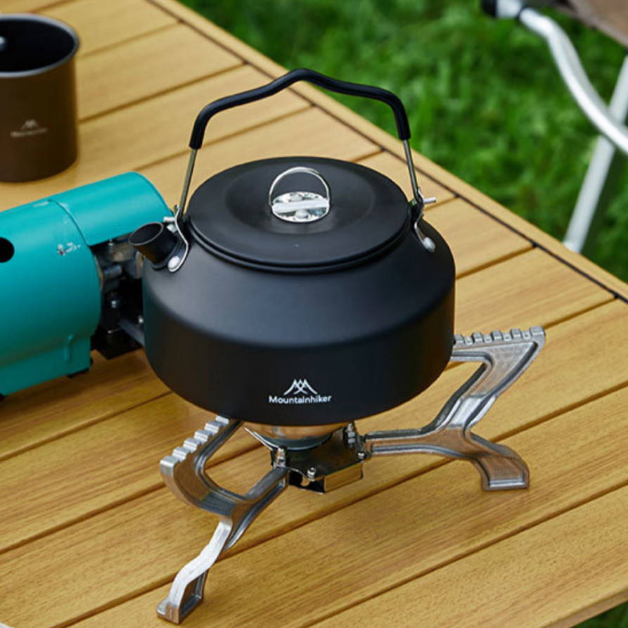MOUNTAINHIKER kettle camping outdoor portable tea pot 1.4L aluminum ...