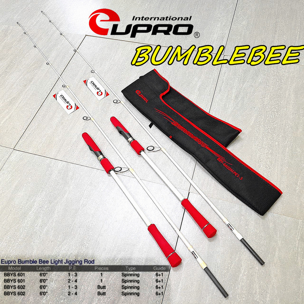 EUPRO BUMBLEBEE JIGGING ROD ButtJoint | Shopee Malaysia