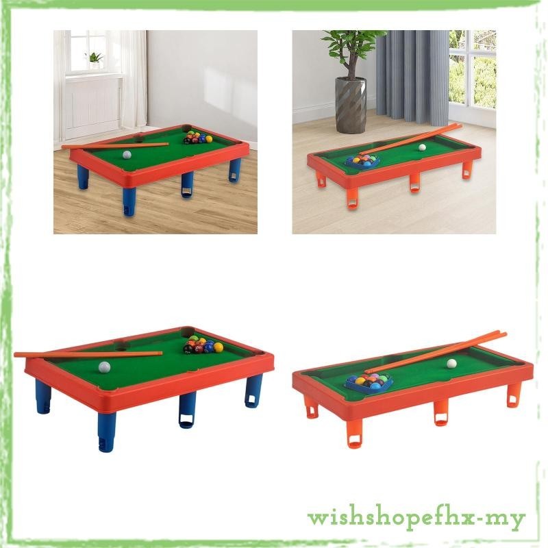[WishshopefhxMY] Table Set Home Office Use 2 Billiard Cues Tabletop ...