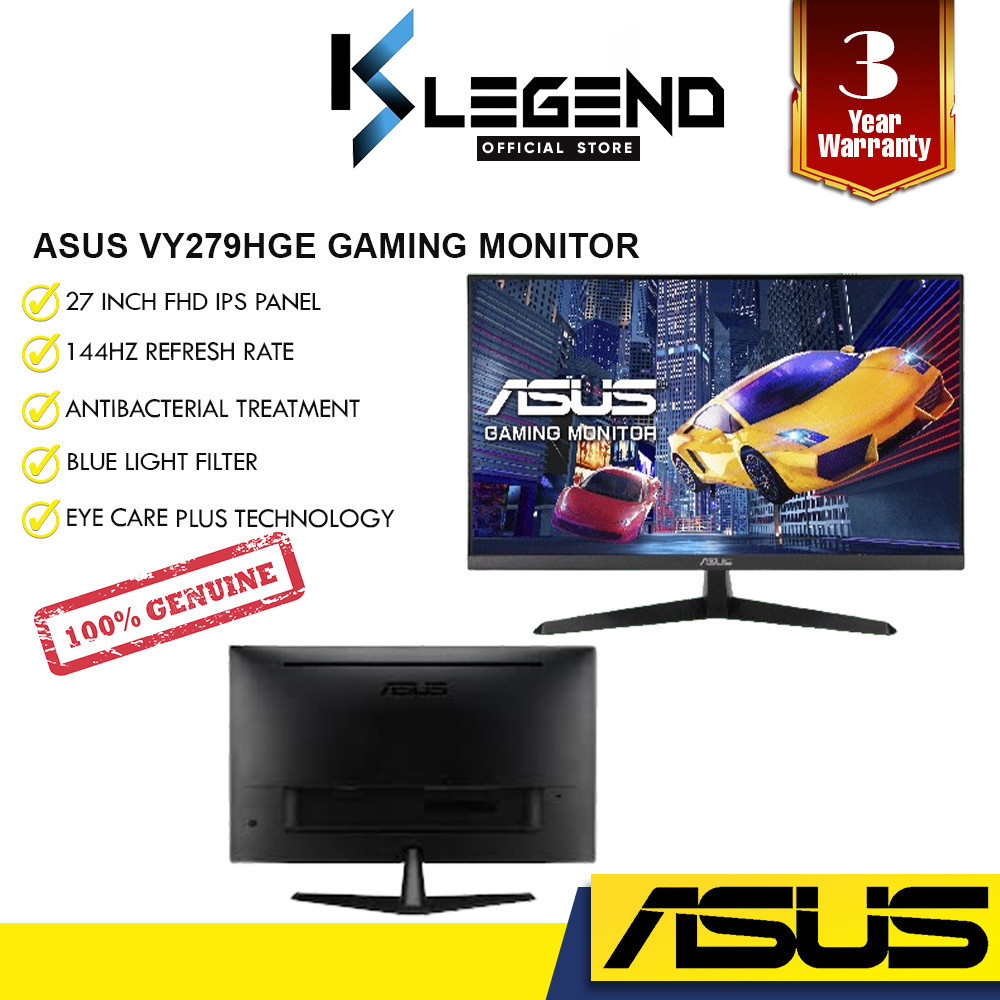 ASUS VY279HGE Eye Care 27" FHD (1920 x 1080)/ IPS/144Hz/IPS ...