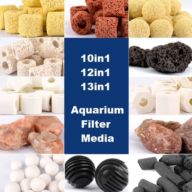 Aquarium Fish Tank Bio Filter Media for Aquarium use 500g with Net bag ...