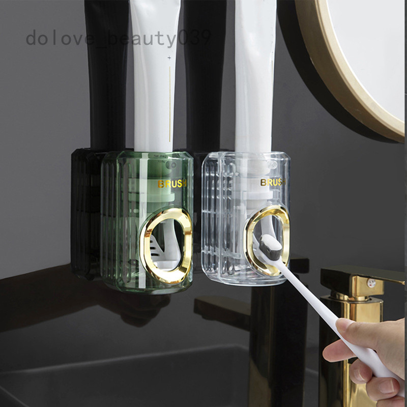 DB Wall-Mounted No-Punch Toothpaste Squeezer Bathroom Amenities ...