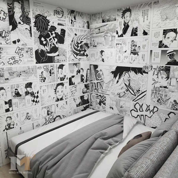 Detective Conan comic room black and white dormitory two-dimensional ...