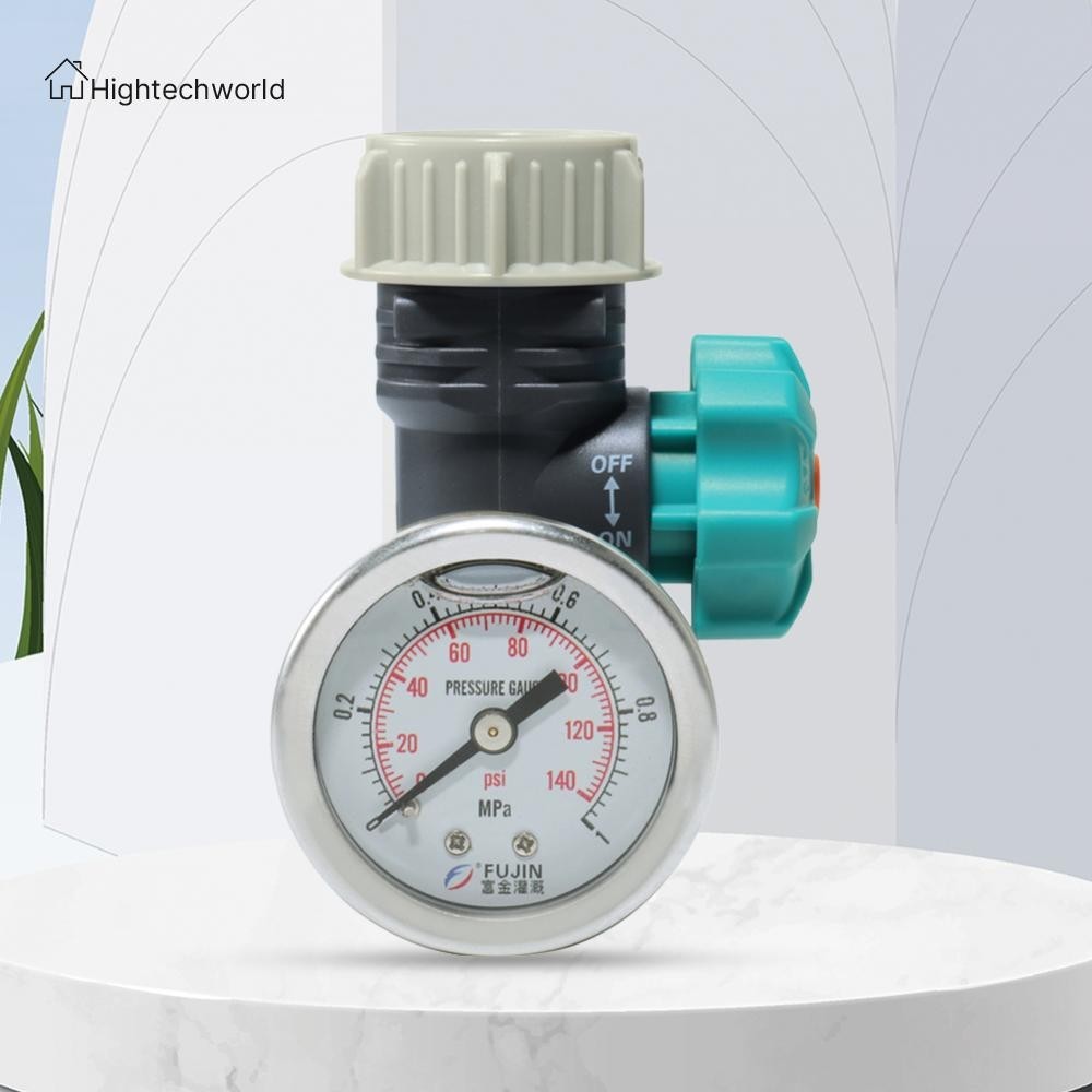 [Hightechworld.my] Water Pressure Regulator with Gauge Meter Water ...