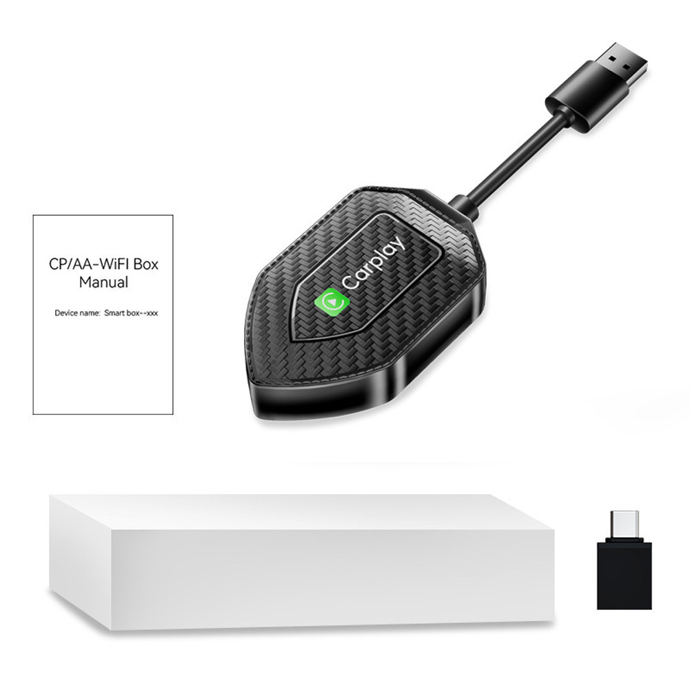 Wireless CarPlay Android Auto Adapter Smart AI Box BT WiFi Mini Box ...