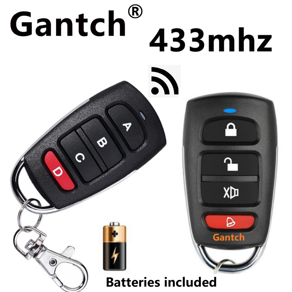 433 MHz RF Wireless Remote Control with 4 Channels for Automatic Door ...
