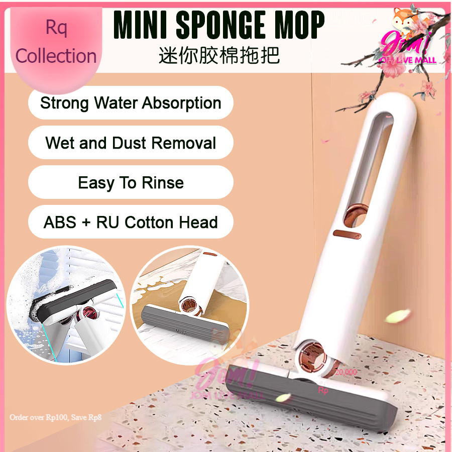 Upgraded Mini Sponge Mop Cleaner White Mini Mop Table Top Window Glass ...