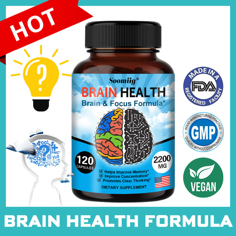 Brain Health & Focus Formula Supplement To Improve Focus, Mental ...