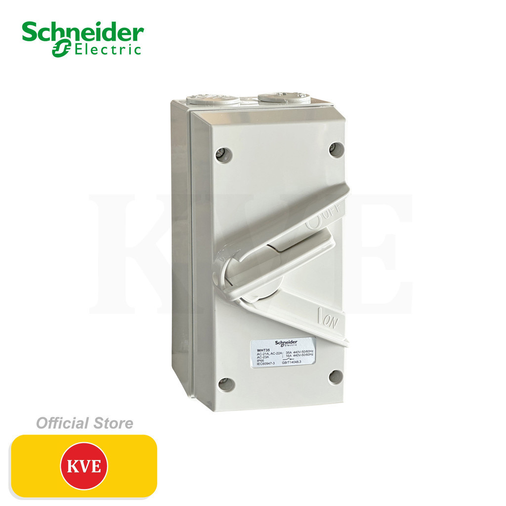 Schneider Kavacha 35A Triple Pole Isolating Switch WHT35 | Shopee Malaysia