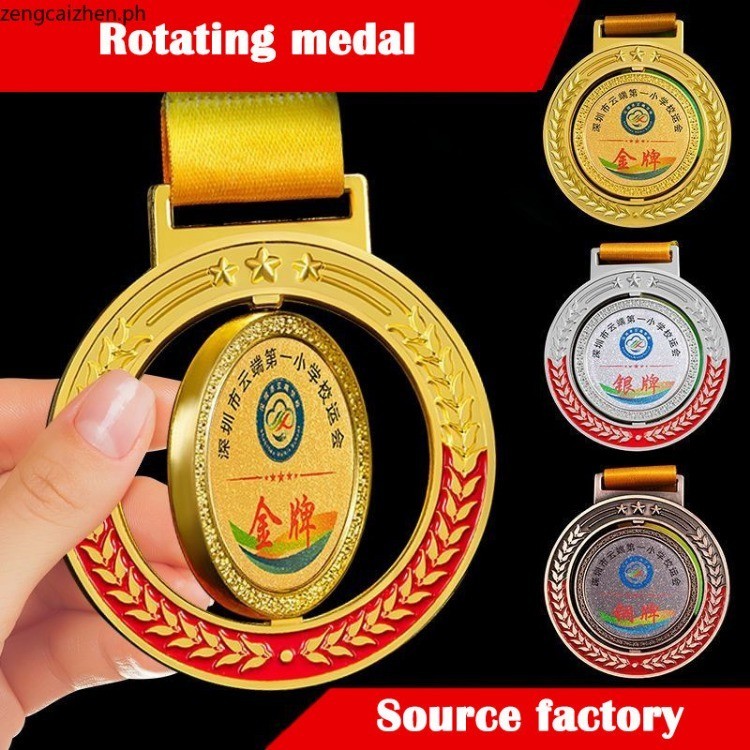 In Stock Free+LOGO, Hot New Products Rotating Medal Series School ...