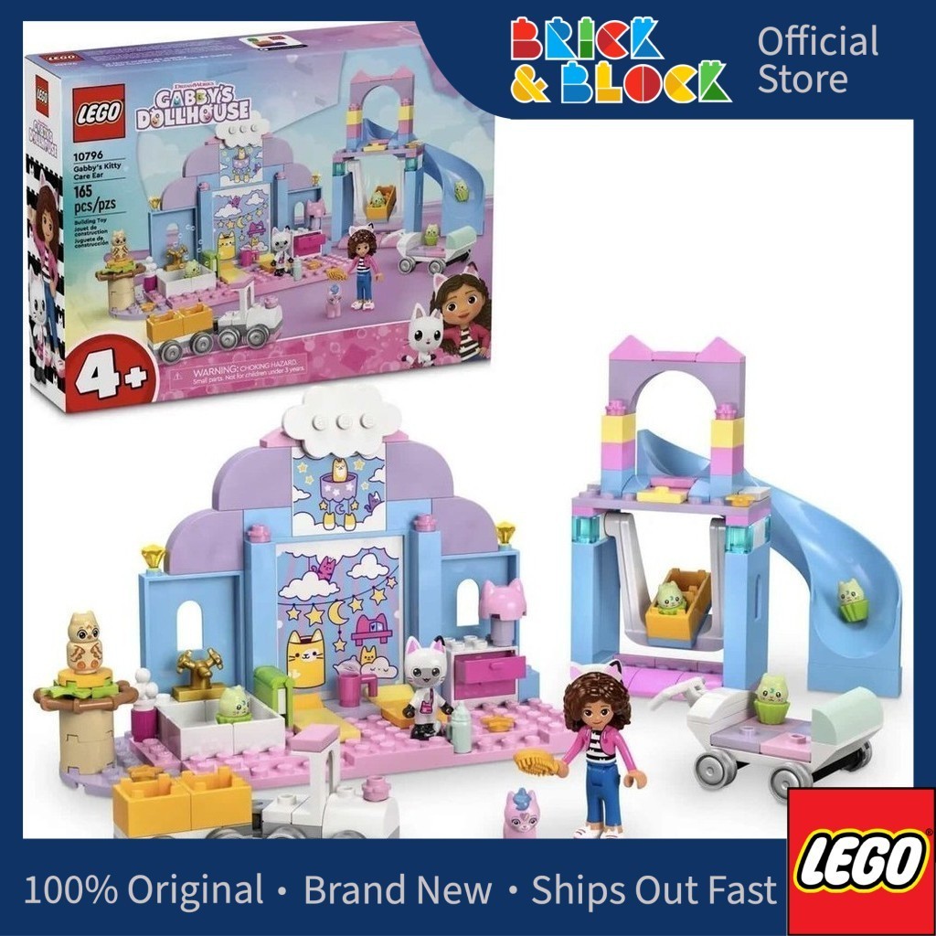 LEGO 10796 Gabby's Kitty Care Ear | LEGO Gabby's Dollhouse | Shopee ...