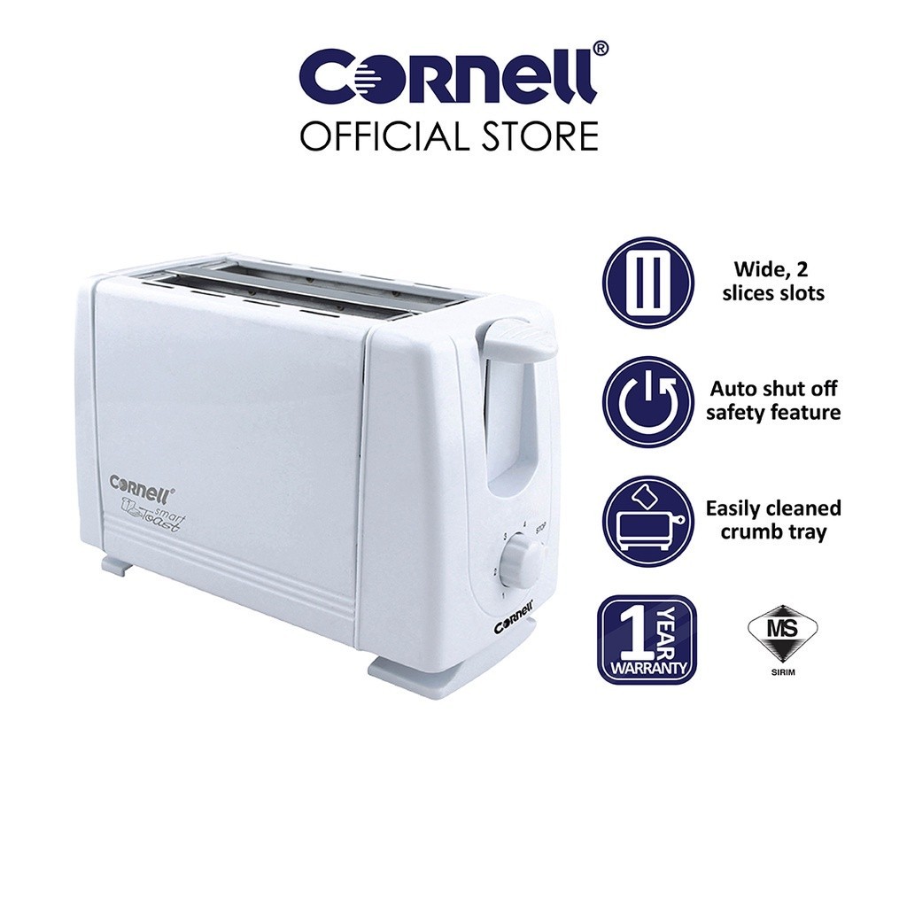 Cornell Pop-up Toaster 2 Slice CT-21S | Shopee Malaysia
