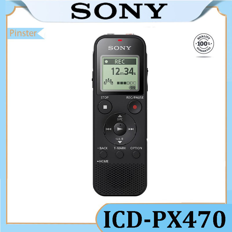 Sony ICD-PX470 Digital Stereo Audio Recorder 4GB ICD PX470 MP3 Player ...