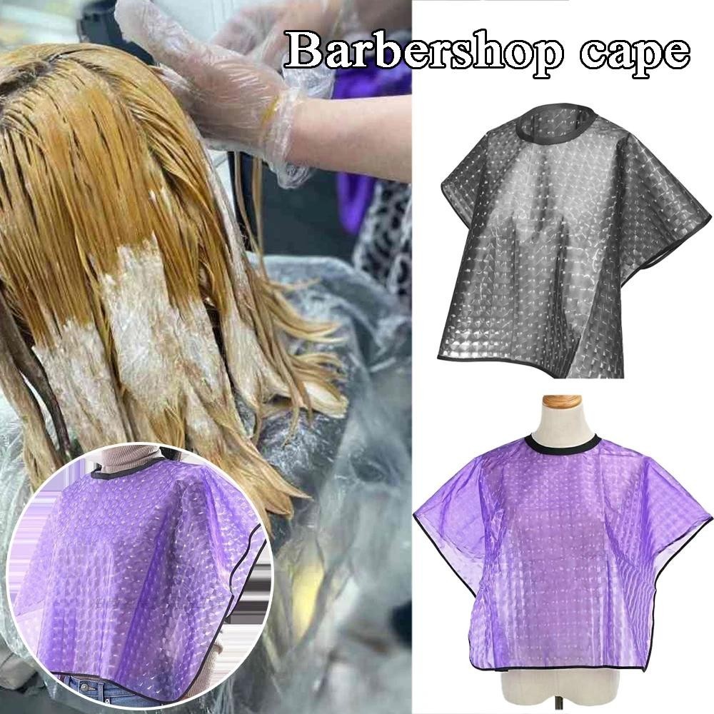 Hair Cutting Cape Waterproof Hairdressing Apron For Hair Dyeing Reusable Short Haircut Shawl ...