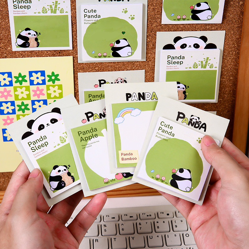 30 Sheets Lovely Cartoon Panda Series Mini Sticky Notes Note Paper Memo ...