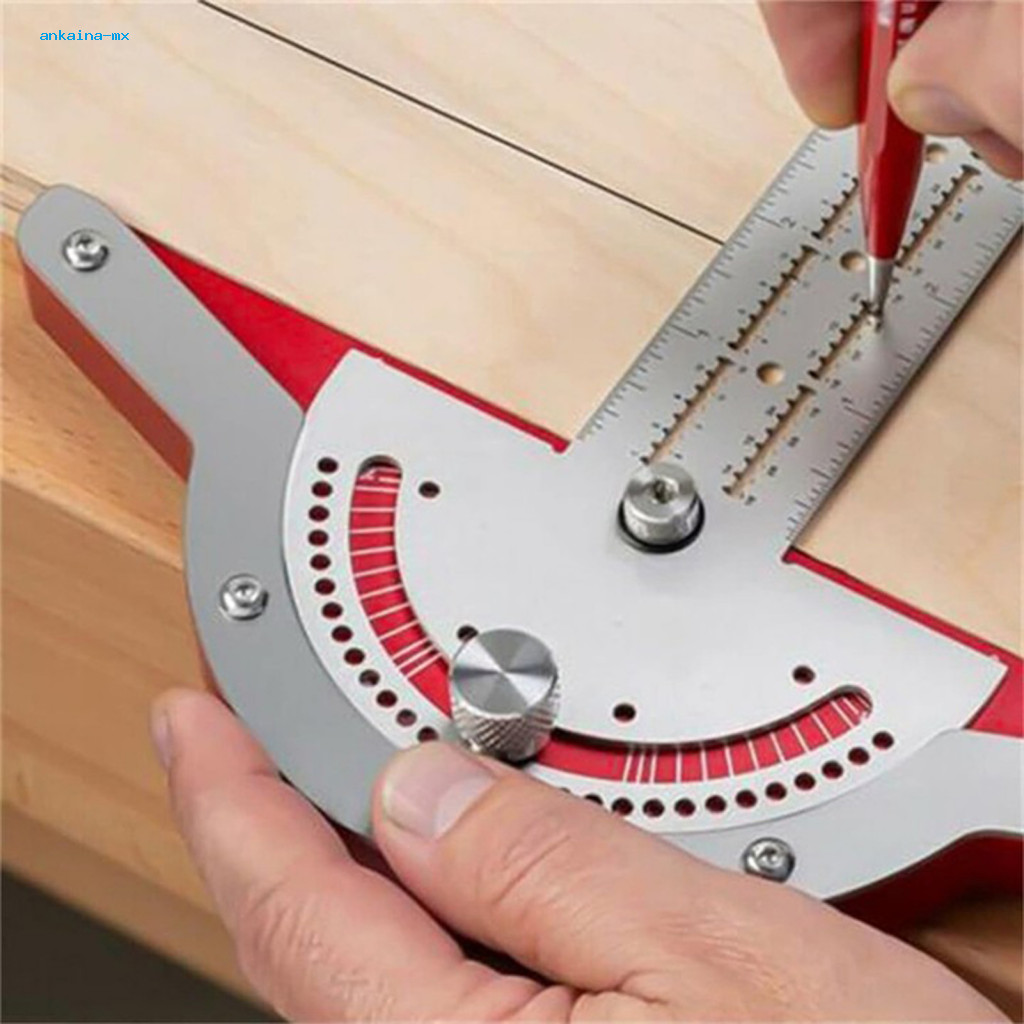 High Precision Layout Tool Stainless Steel Angle Ruler Woodworkers Edge ...