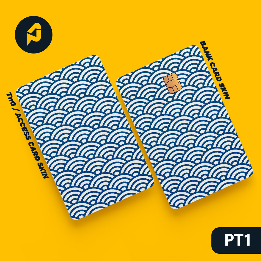 Aesthetic Pattern [Corak Estetik] - ATM & Touch n Go NFC Sticker Skin ...