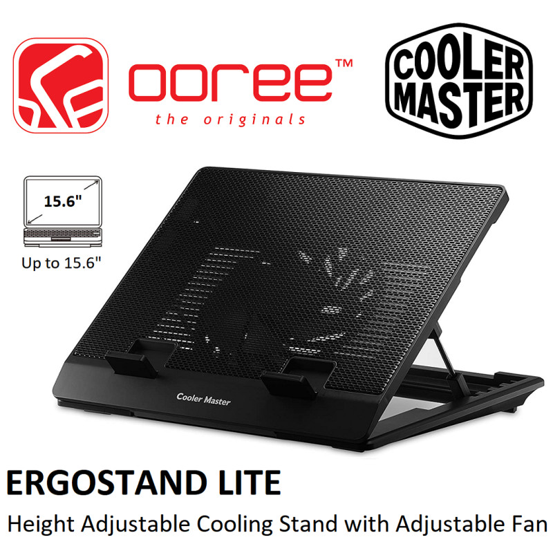 COOLER MASTER NOTEPAL ERGOSTAND LITE COOLER PAD COOLING STAND WITH ...