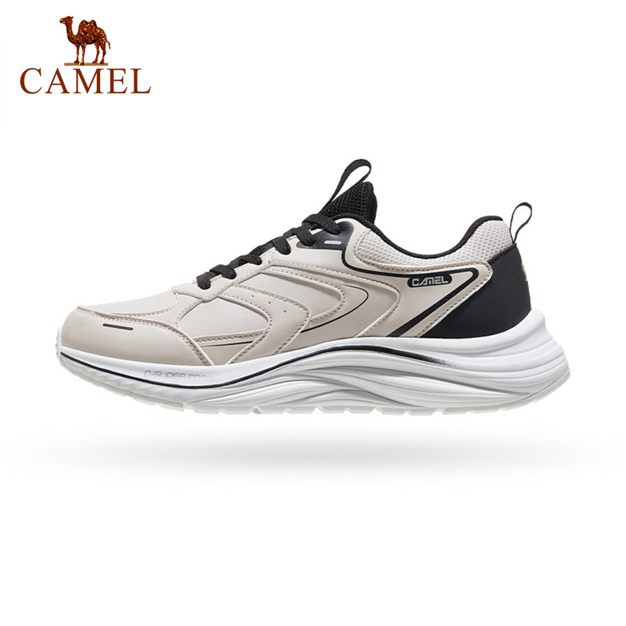 CAMEL Sports Shoes Men's and Women's Leather Waterproof Casual Running ...