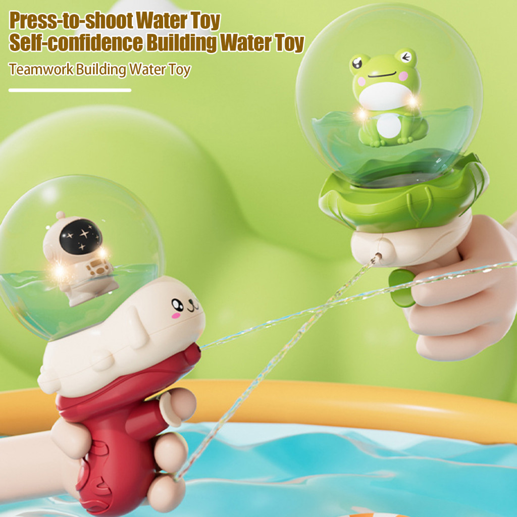 Long-range Water Jet Toy Water Spray Toy for Outdoor Play Fun Frog ...