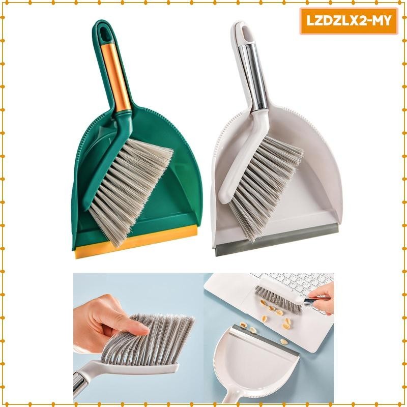 [Loviver] Small Broom and Dustpan Set Portable Keyboard Sweep Broom ...