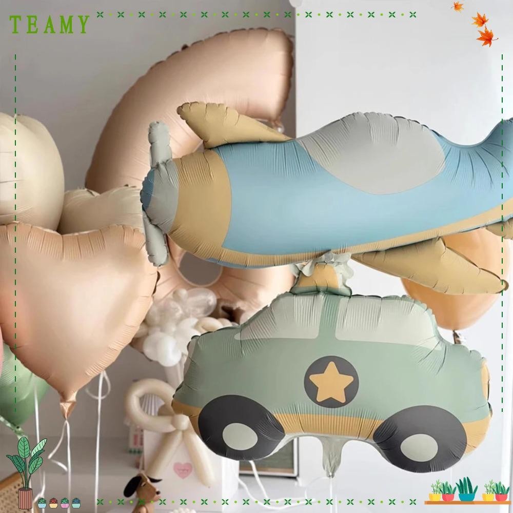 TEAMY Matte Frosted Birthday Balloons, Matte Aluminum Film Party ...