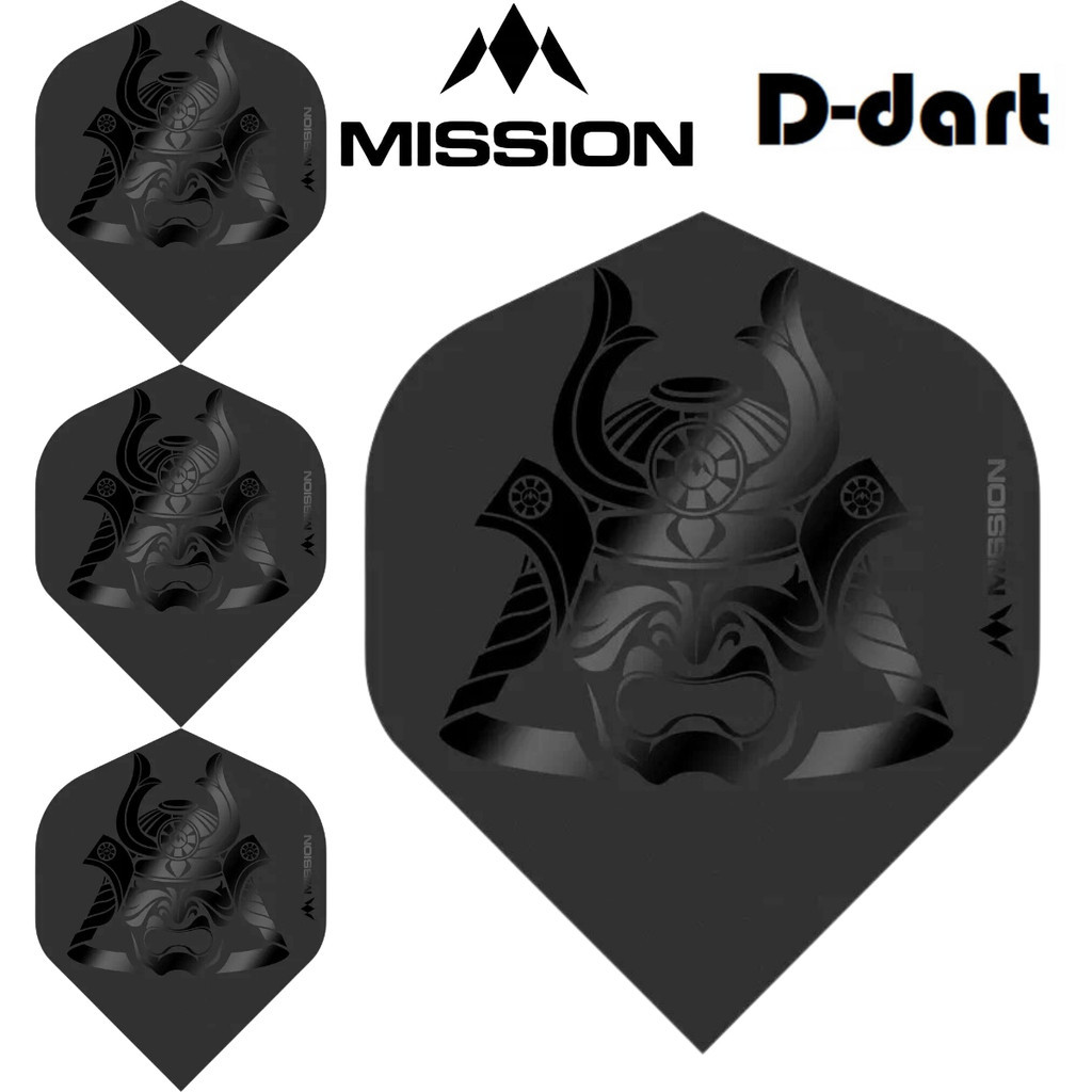 Mission Dart Flights - Kuro STANDARD 100 Micron Solo Darts Flight For ...