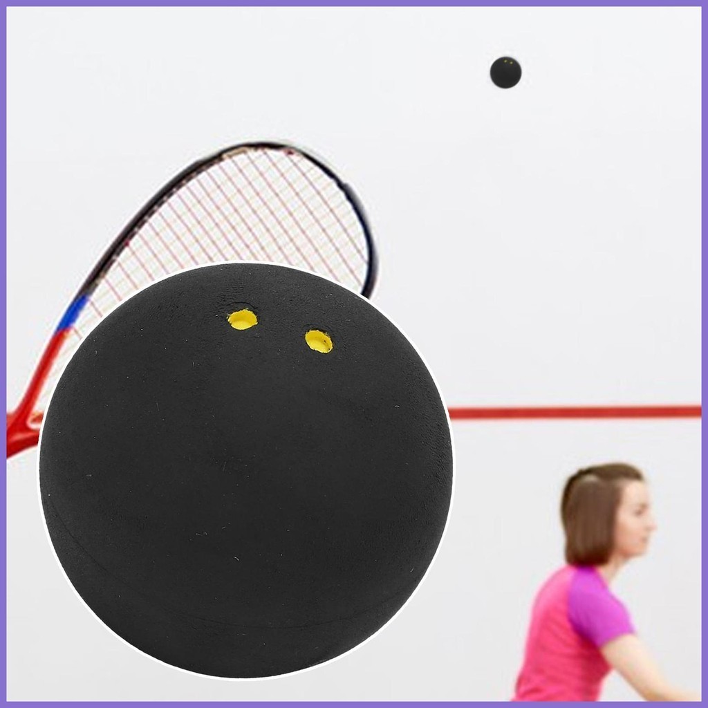 Squash Balls Double Yellow Dot 38mm Competition Squash Ball High Bounce ...