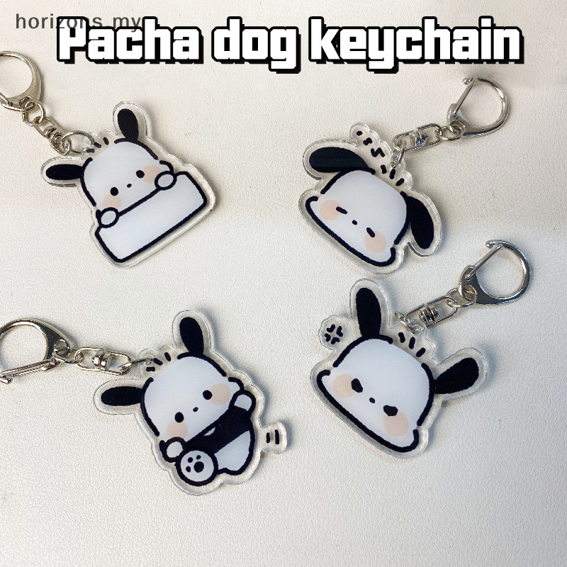 [NEW] Cartoon Sanrio Anime Cute Pochacco Acrylic Keychain Bag Pendant ...