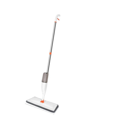 (White) Mop with Pad New Easy To Use 40cm Wide Area Water Spray Mop ...
