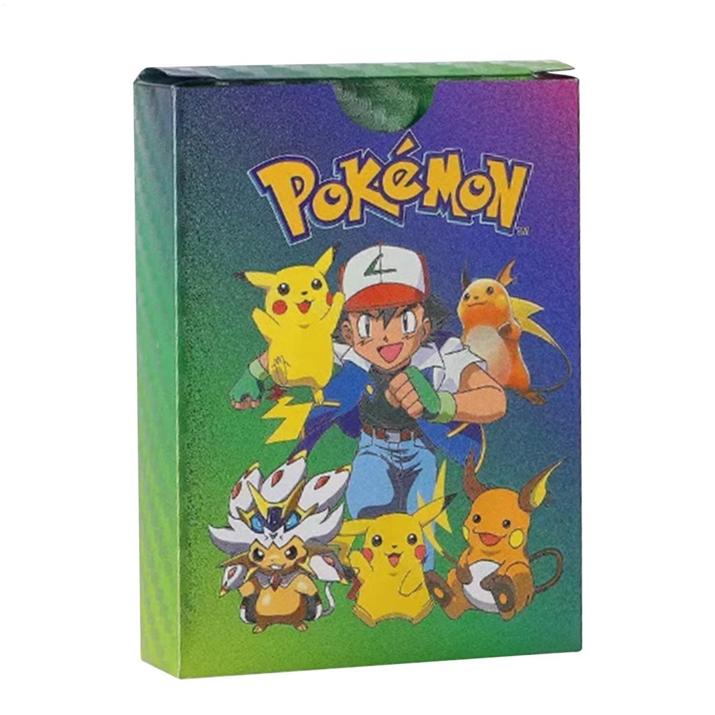 55 Pokemon Cards Gold Foil Board Game Cards Collectible Cards notamy ...