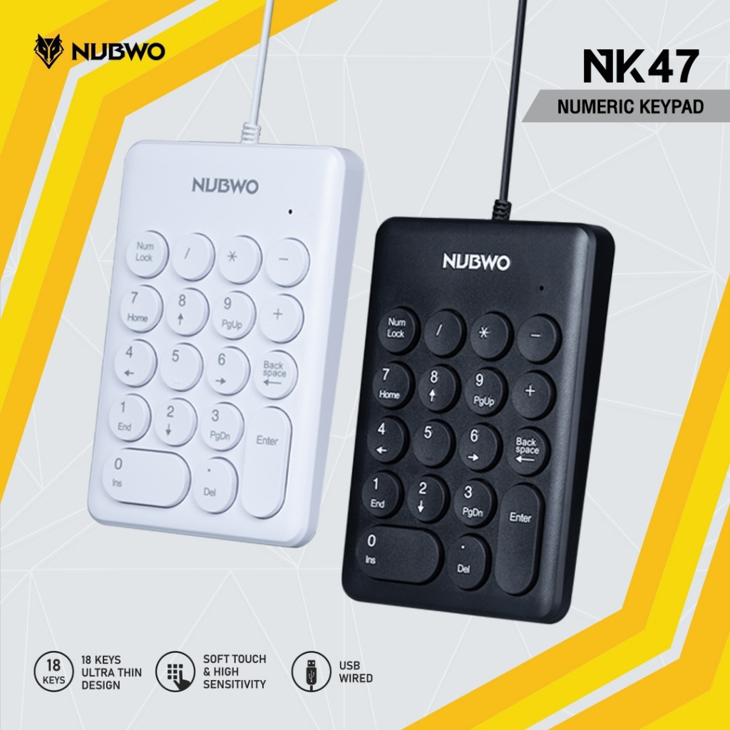 NK47 NUBWO KEYBOARD Numpad Numeric Keypad Number Pad | Shopee Malaysia