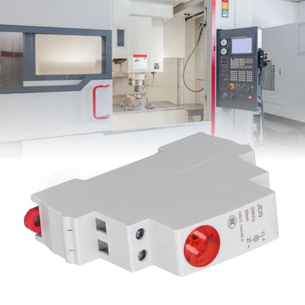 Bestchoices DIN Rail LED Indicator Light PC Shell AC DC 230V Modular ...