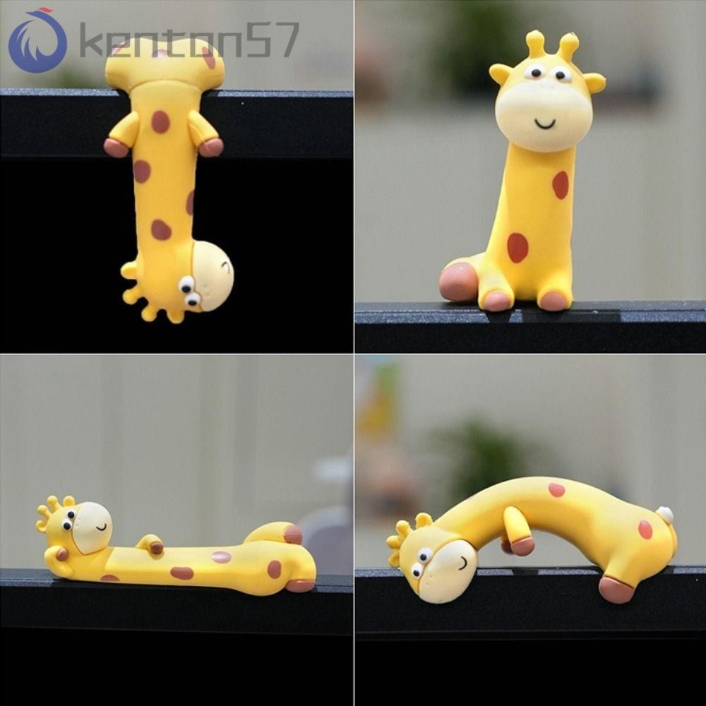 KENTON Giraffe Screen Figurine, Lying Animal Navigator Screen Computer ...