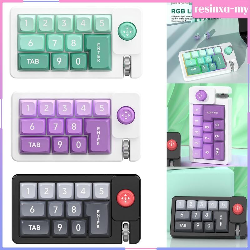 [ResinxaMY] Mechanical Gaming Keyboard Metal Roller Full Hot Swappable ...