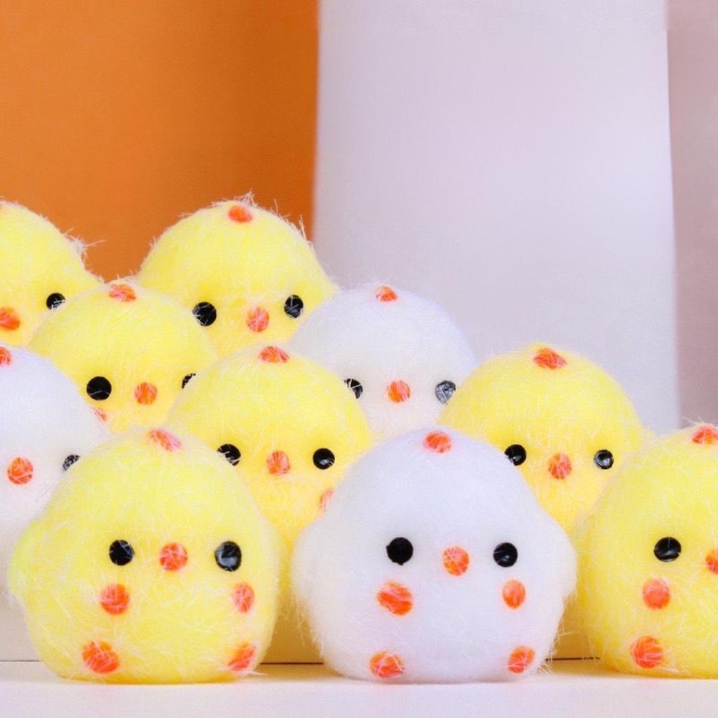 (CFC) Mini CHICKEN GEMOY TABA SQUISHY children's toy fidget sensory ...