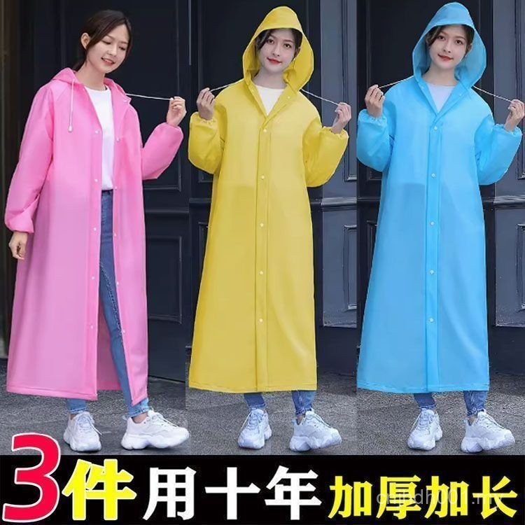 Shopee OfficialEVA Raincoat Thickened Whole Body One-Piece Outing ...
