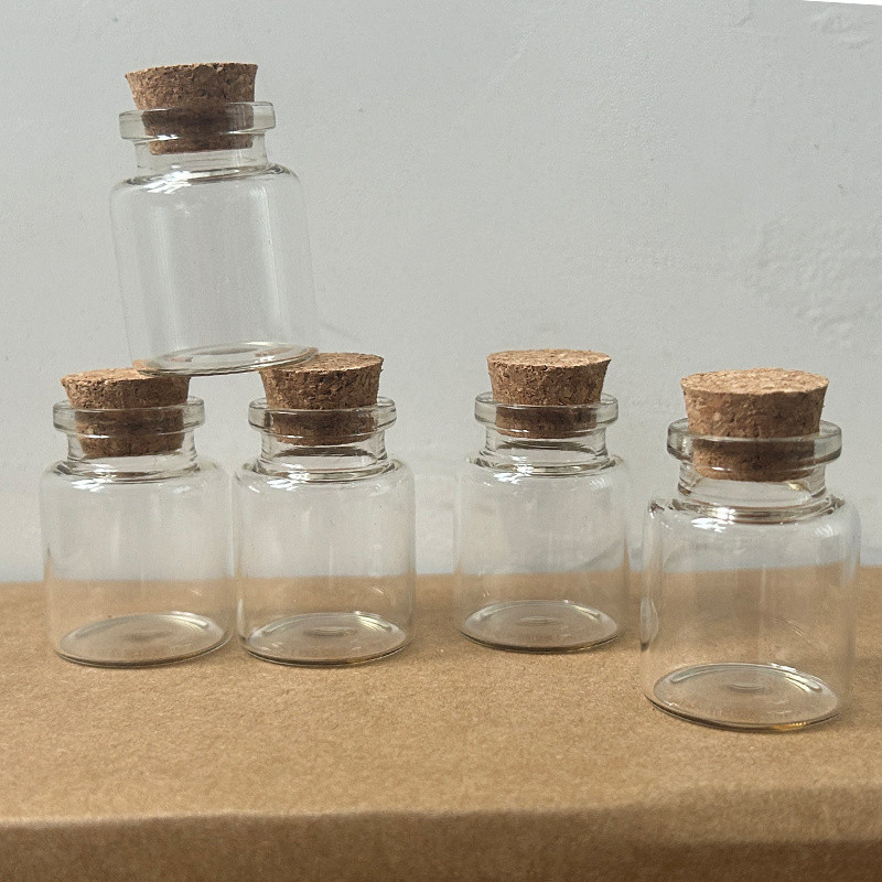 Botol Kaca Botol Kosong Mini Lutsinar Botol Hidroponik Botol Hanyut ...