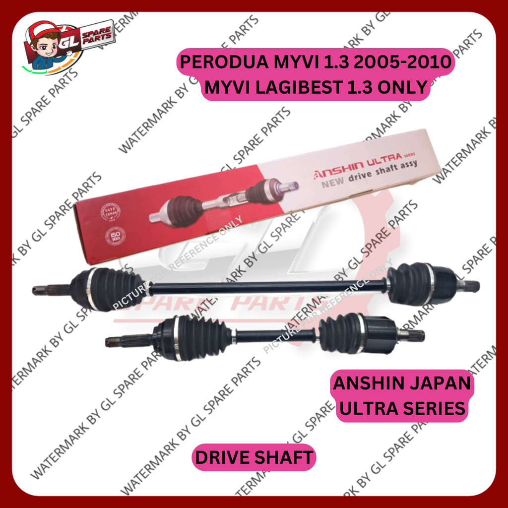 (ANSHIN JAPAN) DRIVE SHAFT PERODUA MYVI 1.3 2005-2010 / MYVI 1.3 ...