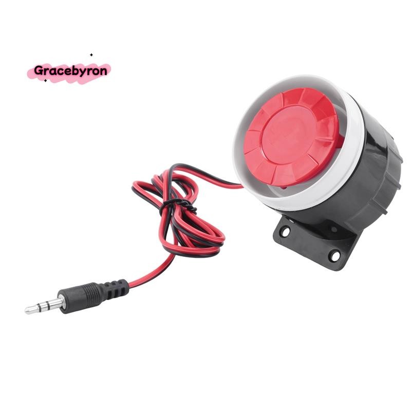 Continuous Sound Decibel Piezo Buzzer IC Speaker DC 12V 120db Black+Red ...