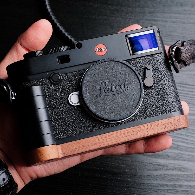 [King] Original Leica M10 Series Retro Wooden Handle Ebony Walnut ...